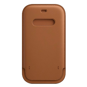 Apple iPhone 12 and 12 Pro Leather Sleeve with MagSafe - Saddle Brown