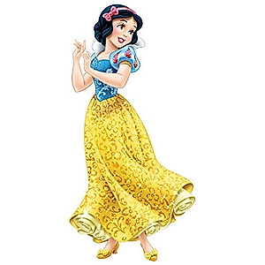 8 Inch Sparkle Glitter Snow White Decal Disney Princess Princesses Removable Wall Sticker Art Walt Home Decor 4 1/2 by 8 1/2 inch