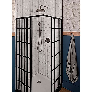 Kohler 13693-G-BL 13693-G-BL10 Traditional Round RAIN SHOWERHEAD, Matte Black