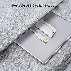 USB C to Ethernet Adapter,CableCreation USB Type-C (Thunderbolt 3) to RJ45 Gigabit Ethernet LAN Network Adapter Compatible with MacBook Pro,MacBook Air,M1/M2,iPad 2022,Galaxy S22 Ultra
