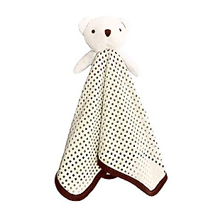 The Safer Baby Lovey | Breathable & Soft Security Blanket | Soft Blanket with Holes for Easy Breathing | Gender Neutral Snuggle Toy Doll | Baby Gift for Newborns | Stuffed Plush Animal - 16x16 Inch