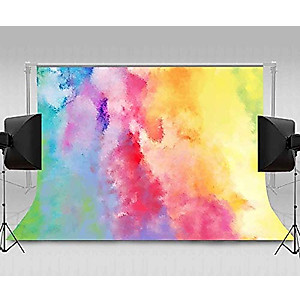 MEETSIOY Paint Art Backdrop Colored Oil Painting Photography Background Themed Party Photo Booth YouTube Backdrop 7x5ft PMT648