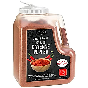 Cayenne Pepper Powder Bulk 5 LB All Natural Red Pepper Spice 50,000 SHU Heat, Commercial and Home Cooking