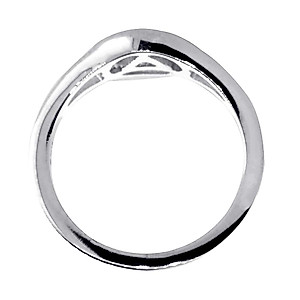 10mm Wide Alcoholics Anonymous AA Sobriety Ring in Sterling Silver - size 9.5
