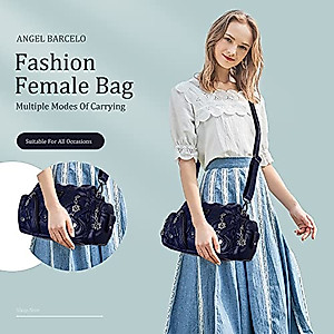 Angel Kiss Small Hobo Bags for Women Multi Pockets Purses Long Strap Handbags Adjustable Shoulder Bags for Everdayuse