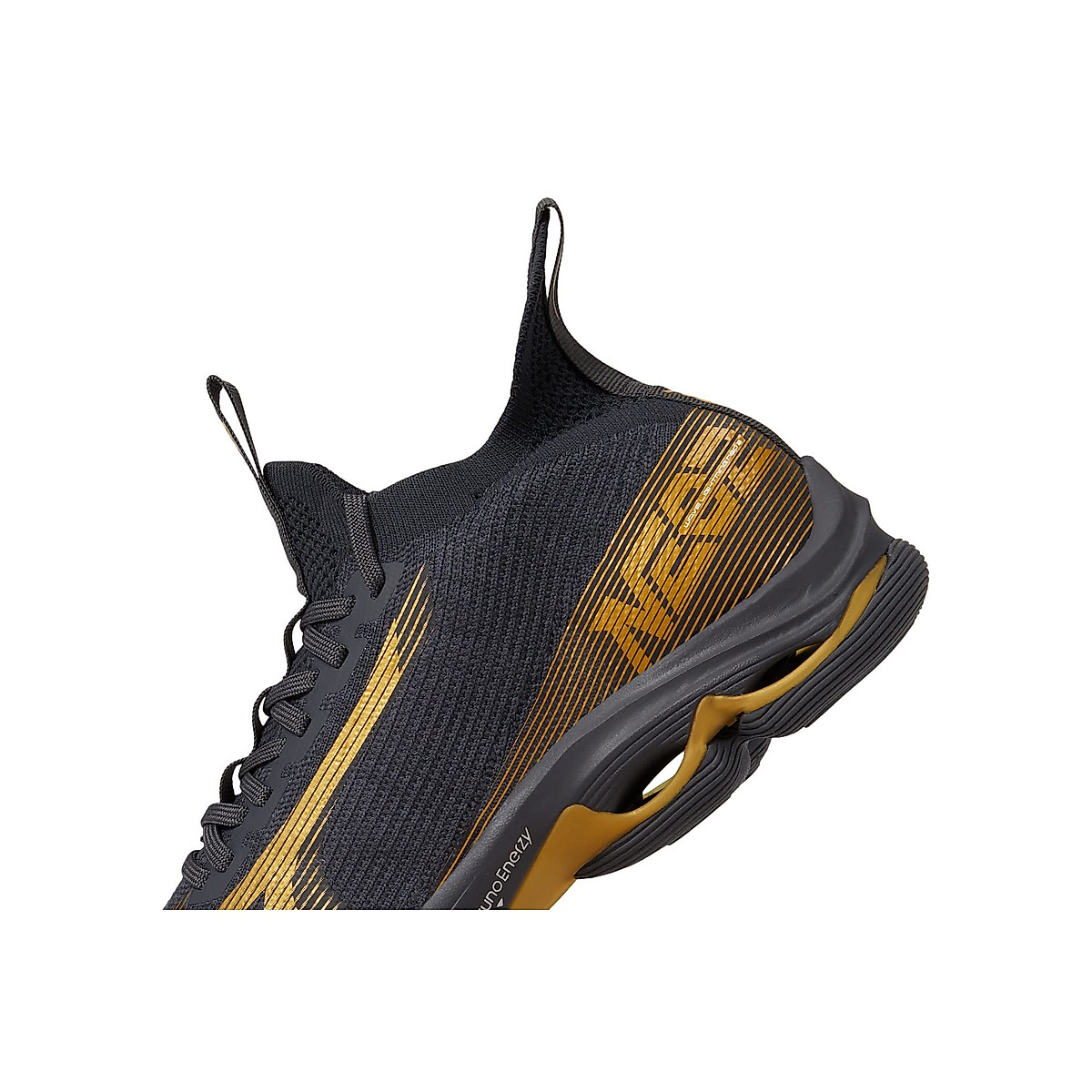 Mizuno Unisex Wave Lightning Neo 2 Volleyball Shoe, Black Oyster, 10.5 US Men