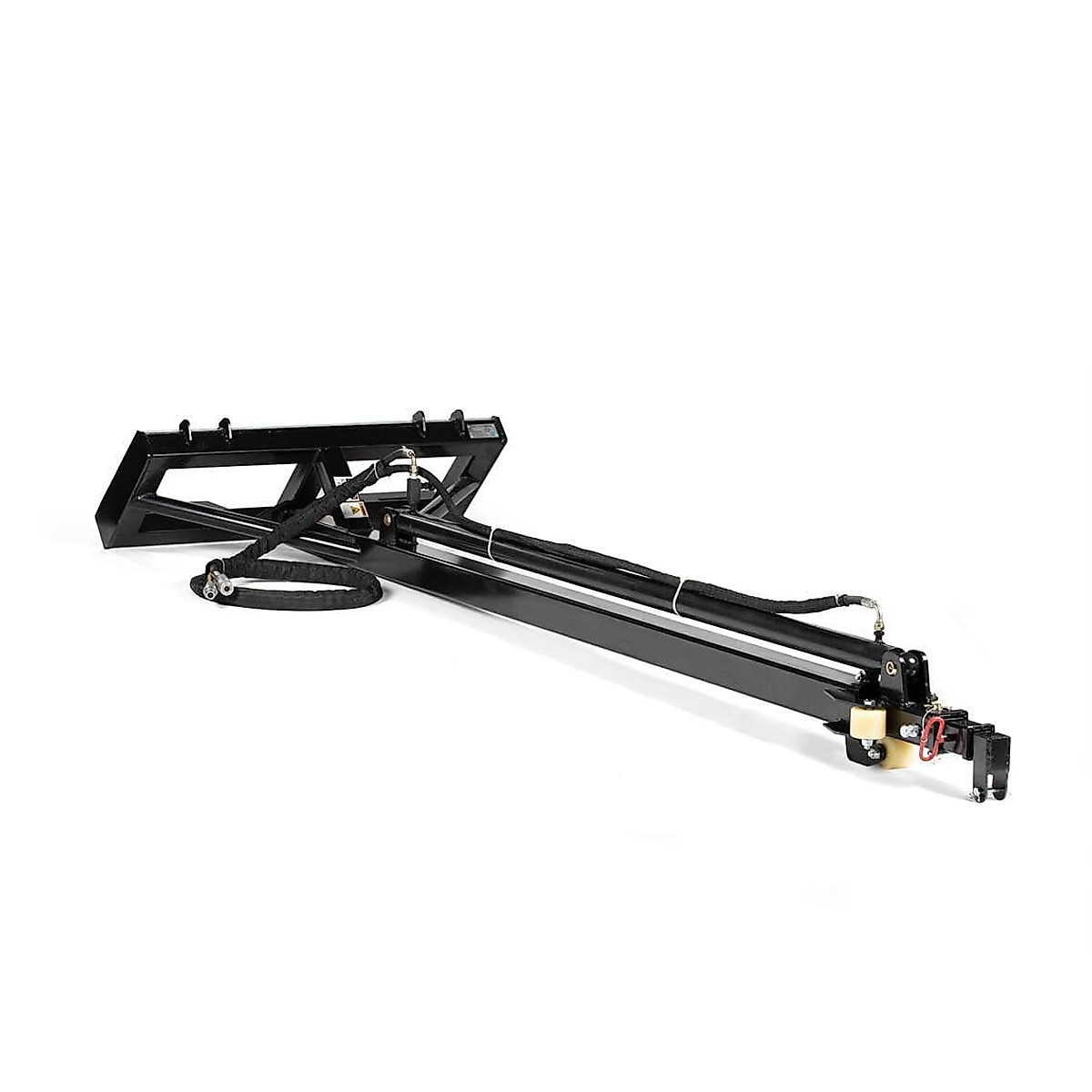 Titan Attachments Telescoping Hydraulic Skid Steer Truss Boom V2 26 Foot Reach