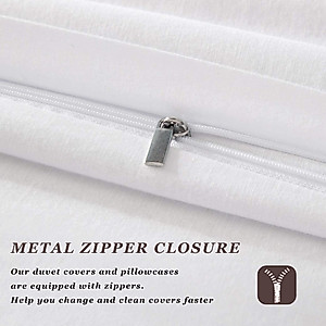 zcwl Japanese Duvet Cover Cal King Size | Japan Torii Gate Bedding Set | 3 Piece | Soft Microfiber Patterned Comforter Cover with Zipper Ties & 2 Pillowcases | Japanese Bedroom Decor