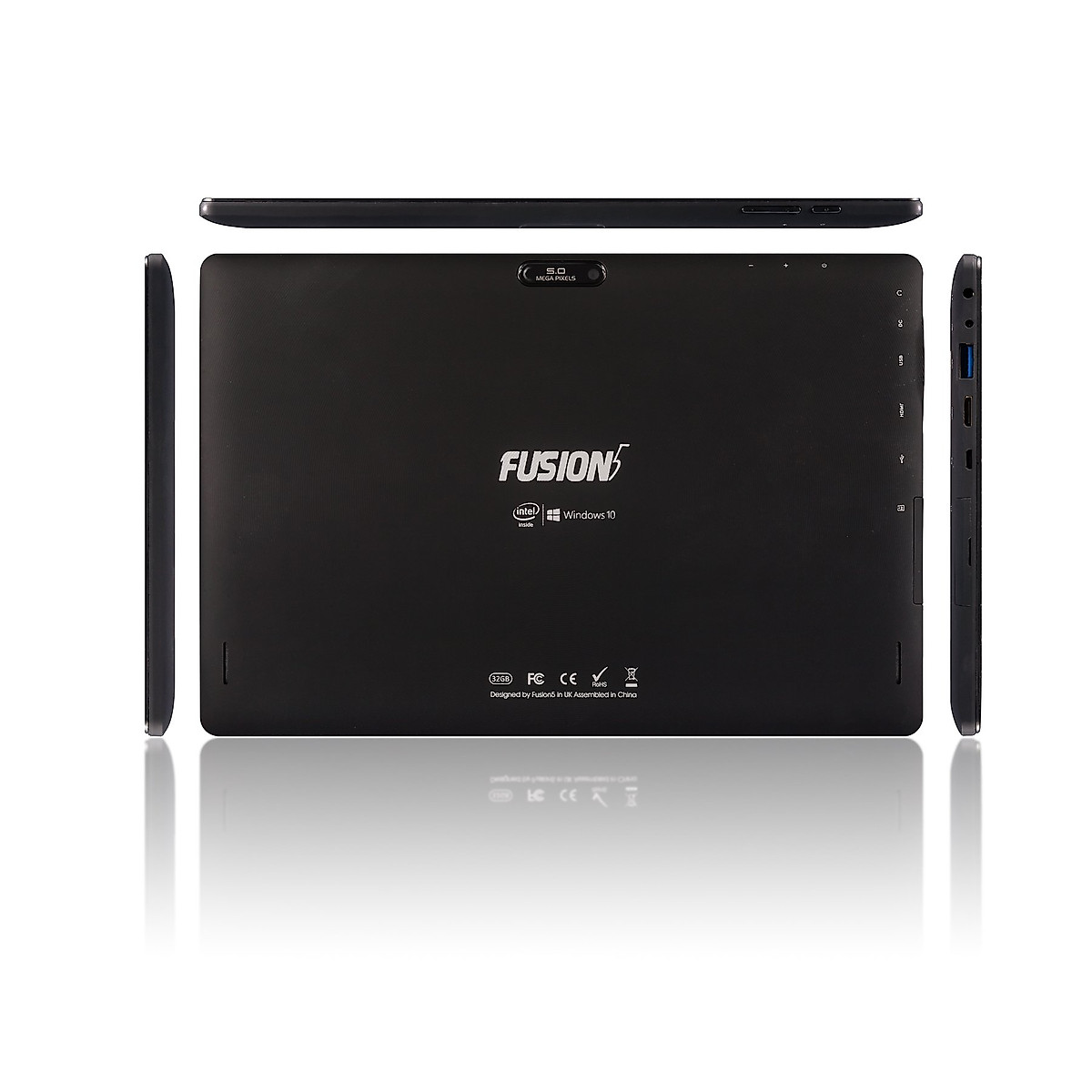 10'' Windows 10 by Fusion5 Ultra Slim Design Windows Tablet PC - 32GB Storage, 2GB RAM - Complete with Touch Screen, Dual Camera, Bluetooth Tablet PC