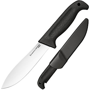 Cold Steel 6" Western Hunter Knife Durable German 4116 Stainless Steel Fixed Blade Knife with Ergonomic Kray-Ex Handle Ideal for Hunting, Fishing & Outdoor Tasks Commercial Series