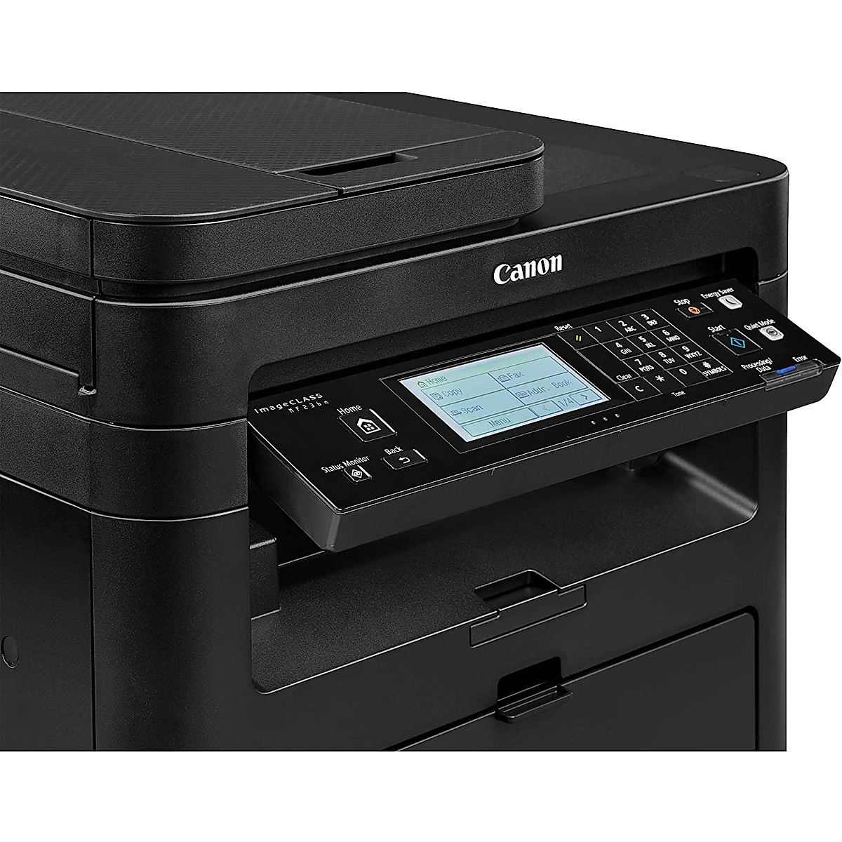 Canon imageCLASS MF236n All-in-One Wired Monochrome Laser Printer for Home Office, Black - Print Scan Copy Fax - 24 ppm, 600 x 600 dpi, 256MB Memory, 35-Sheet ADF, 250-sheet Capacity,Ethernet(Renewed)