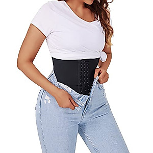 Waist Trainer For Women - Adjust Your Snatch | Triple Trainer Wrap, Miracle Tummy Wrap, Sweat Workout Belt, Waist Trimmer for Women | Snatch Me Up Belly Body Shaper Compression Fupa Wrap (M, Black)