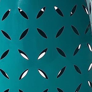 Christopher Knight Home Lilac Outdoor 12" Iron Side Table, Teal