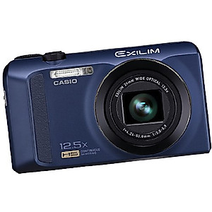 Casio Exilim EX-ZR200 High Speed 16 MP, 12x Optical Zoom Compact Digital Camera (Blue)