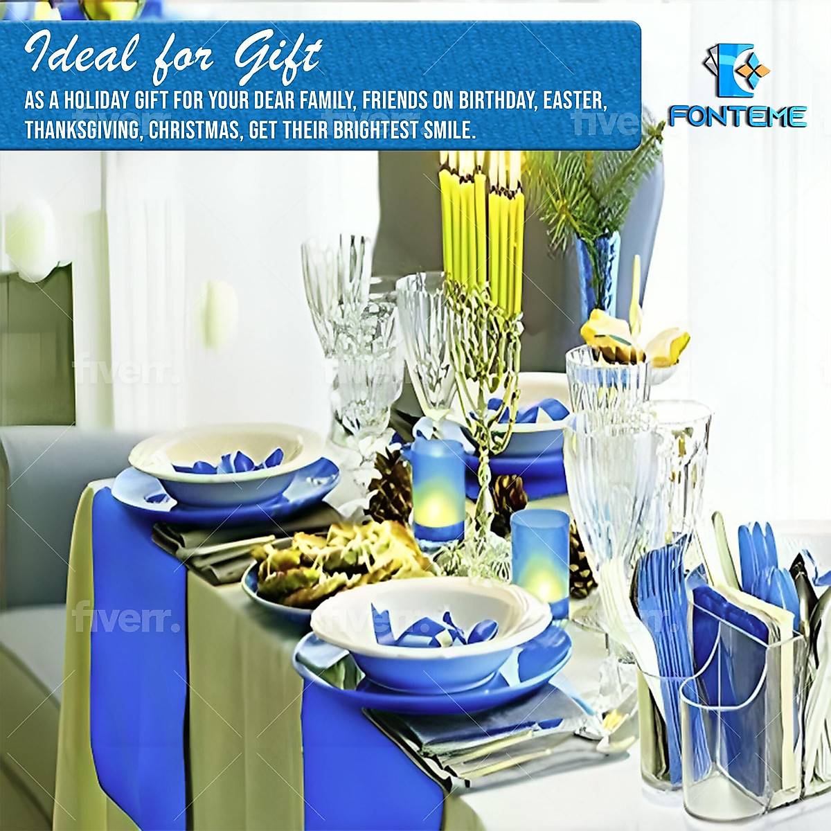 Fonteme Cutlery Caddy Organizer - 5 Compartments | Clear Cutlery Organizer for Tools, Kitchen Gadgets, Beauty Items, and More | Stay Organized with this Sleek and Practical Silverware Caddy