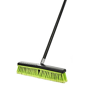 Alpine 2-in-1 Multi-Surface Squeegee Push Broom (18 Inch, 1 Pack)