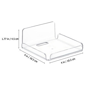 UKCOCO 2pcs Camera Bracket Corner Shelfs Indoor Plant Shelves Wall Shelves for Plants Monitor Camera Wall Shelf Camera Wall Mount Speaker Stand Acrylic Transparent Speaker Shelf