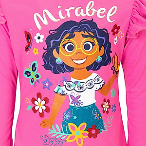 Disney Encanto Mirabel Little Girls T-Shirt and Leggings Outfit Set Pink 6