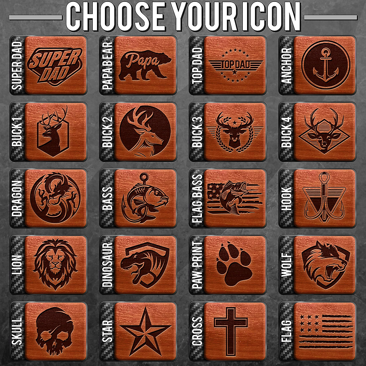 Gifts for Men, Personalized Pocket Knife w Name or Text, 20 Optional Icons, 14 Elegant Font, Custom Pocket Knife - Gifts for Husband from Wife, Daughter, Son, Customized Pocket Knives