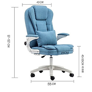 ZSLKDL Lifting Swivel Chair Staff Student Chair Conference Room Backrest Chair Office Chair