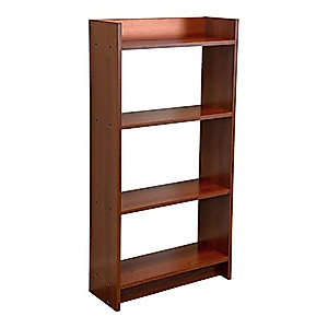 OS Home and Office Model 106067 4 Shelf Student Bookcase, Cherry