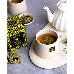 Mina Louiza, Organic Moroccan Lemon Verbena Herbal Tea, 15 Biodegradable Sachets
