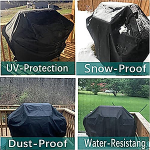 Grill Covers, 40 inch Waterproof & Anti-UV BBQ Grill Cover Use for Weber Char-Broil Grills and More Brand - 40" L x 24" W x 59" H