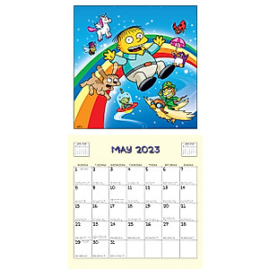 Simpsons - The Simpsons - The Simpsons 2023 - Original Danilo Calendar [Multilanguage] [Calendar] (Wall Calendar)