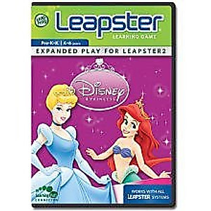 Leapster Learning Game ~ Disney Princess with Expanded Play for Leapster2