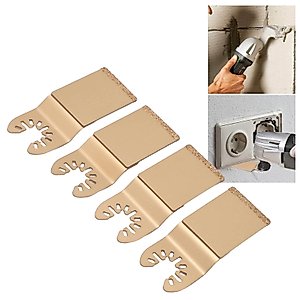 Oscillating Multi Tool Blade for Grout Removal with Carbide Grits Flush Cut, Universal fit Multitool Attachment for Grout, Mortar, Tile, Plaster,Masonry, Brick