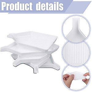 10Pcs Plastic Diamond Painting Trays， 3.8 x 2.2 Inches Rhinestone Plate Tray for Diamond Painting，Bead Sorting Trays for DIY Crafts