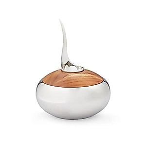 nambe Scoop Ice Bucket | Insulated Ice Bucket with Lid and Ice Scoop | Stainless Steel Chiller for Cocktail Bar, Parties Barware and Serve ware | Home Bar & Bar Cart Accessory | Dishwasher Safe