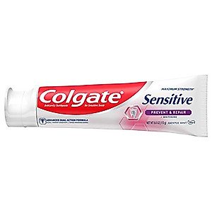 Colgate Sensitive Toothpaste with Whitening, Prevent and Repair, 6 Ounce, 3 Pack