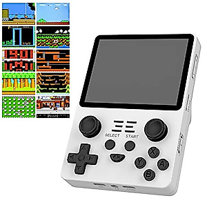 Portable Retro Handheld Games Console,3.5 Inch IPS Retro Console Open Source Classic Emulator Gaming Console,for Kids Xmas Gift-A