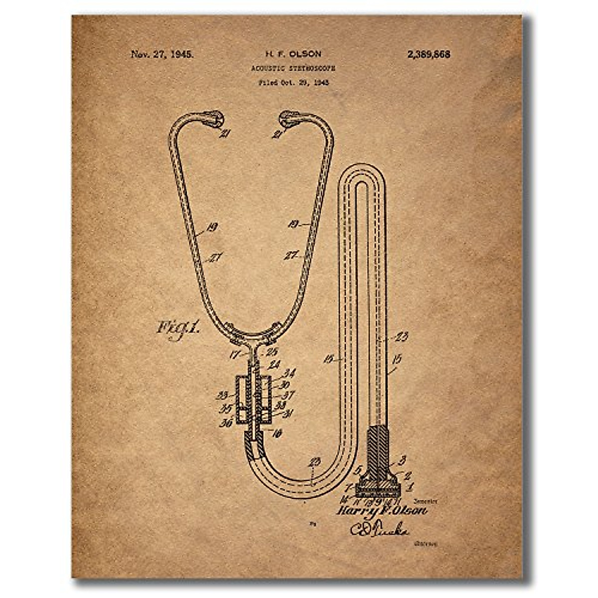 Nurse Patent Prints - Set Of 4 Vintage Wall Art Photos