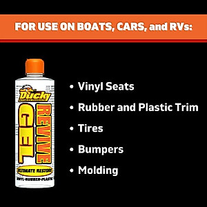 DUCKY PRODUCTS Revive: Ultimate Restore Gel for Vinyl, Rubber & Plastic, 8 oz