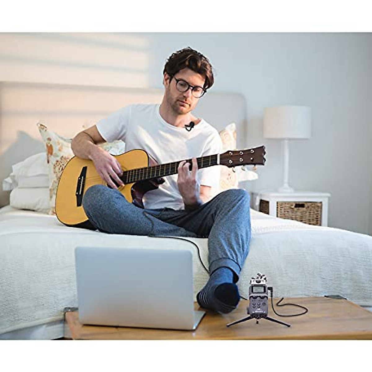 weishan Lav Microphone Replacement for Zoom H6 H4N H1N H1 Pro H5 H2N, TASCAM DR-05X DR-07X DR-05 Portable Recorder - 3.5mm Lavalier Mic 12ft