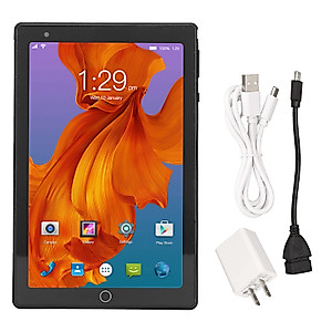 8 Inch Kids Tablet, K10 Black 8 Inch for 10.0 Tablets,4GB RAM 64GB ROM 8800mAh Battery Type C Interface,Dual Card,WiFi,2MP 8MP Camera,Ideal