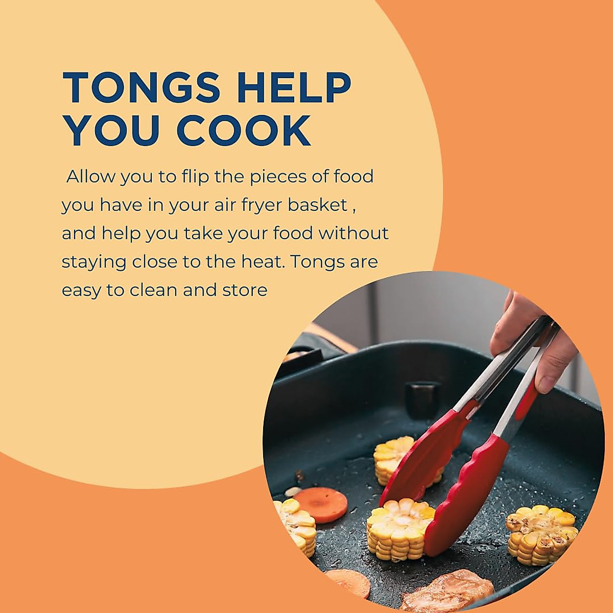 Air Fryer Silicone Liners Round Reusable Air Fryer Silicone Accessories Set 2 Mitts and Tongs Air Fryer Silicone Basket Multipurpose Air Fryer Accessory mat