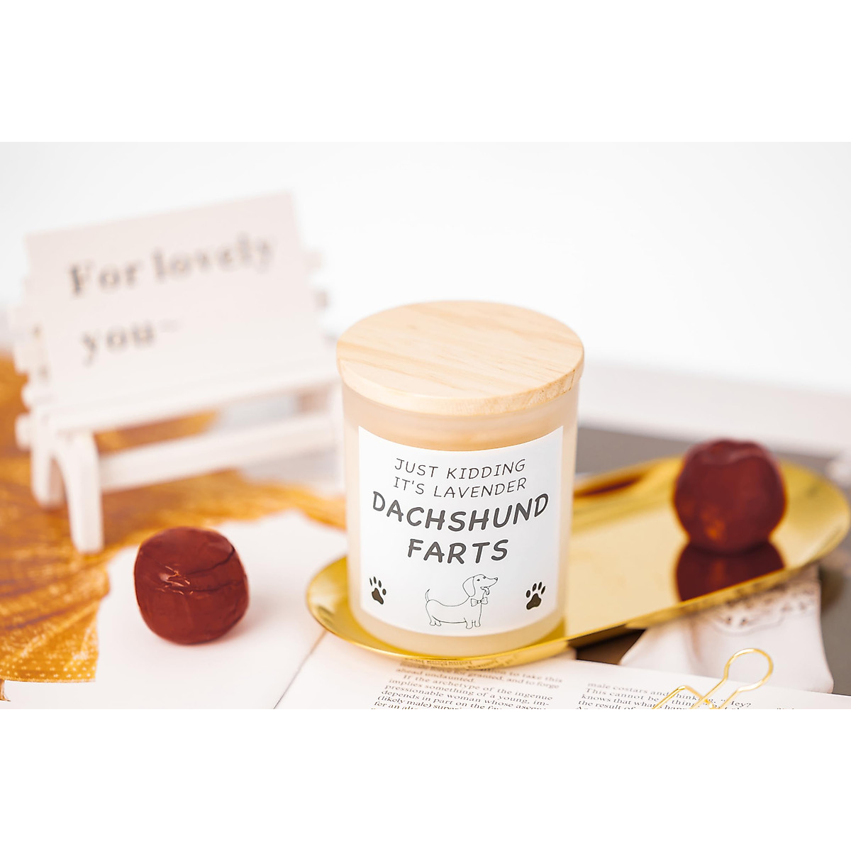 Dachshund Gifts, Dachshund Gifts for Women Men, Dachshund Decor, Dachshund Dog Candle, Weiner Dog Gifts, Wiener Dog Gifts, Weenie Dog Gifts Women Men