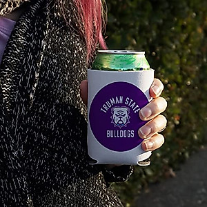 Truman State University Bulldogs Logo Can Cooler - Drink Sleeve Hugger Collapsible Insulator - Beverage Insulated Holder