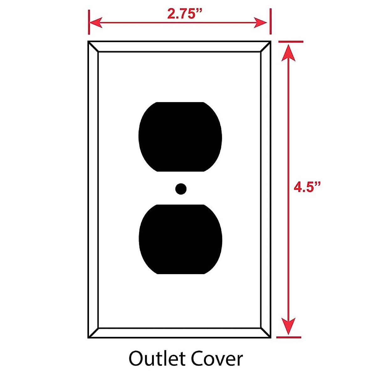 Moonlight4225 Wavy Lines Design Blue Teal Aqua Background Electrical Outlet Plate, (NOT A Decal) Actual Printed Outlet Cover