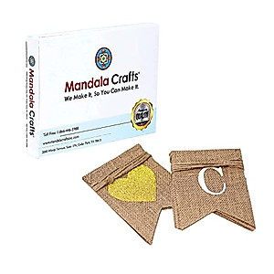 Mandala Crafts Burlap Recien Casados Banner - Recien Casados Sign Newly Weds Banner – Spanish Just Married Banner for Wedding Party Backdrop