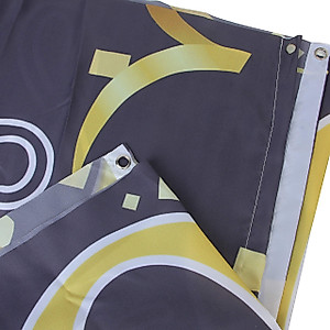 Large Happy 55th Birthday Banner, Cheers to 55 Years & 55 Fabulous, Birthday Hanging Banner, Birthday Party Decoration Supplies, Celebration Flag(9.8 x 1.6 ft)