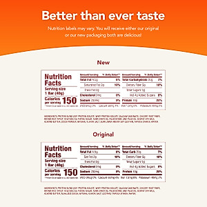 think! Protein Bars with Chicory Root for Fiber, Digestive Support, Gluten Free with Whey Protein Isolate, Salted Caramel, Snack Bars Without Artificial Sweeteners, 1.4 Oz (10 Count)