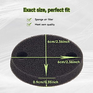 AWSZH 10 PCS A226000650 Air Filter Fits 20056-81740 Engine 100-796 Air Filter for OEM Shindaiwa B450 C27 C270 C350 and RC45 Brush Cutters PB270 Power Brooms T27 T270 and T350 Trimmers