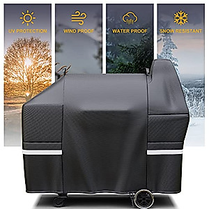 Hisencn Grill Cover for Pit Boss Austin XL, Z Grill 1000, Heavy Duty Waterproof Wood Pellet Grill Cover for PB Rancher XL, 1000, 1100 pro, 1150, UV and Fade Resistant BBQ Cover