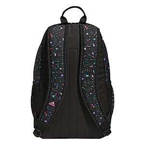 adidas Creator 2 Backpack, Speckle Black/Bliss Pink/Black, One Size