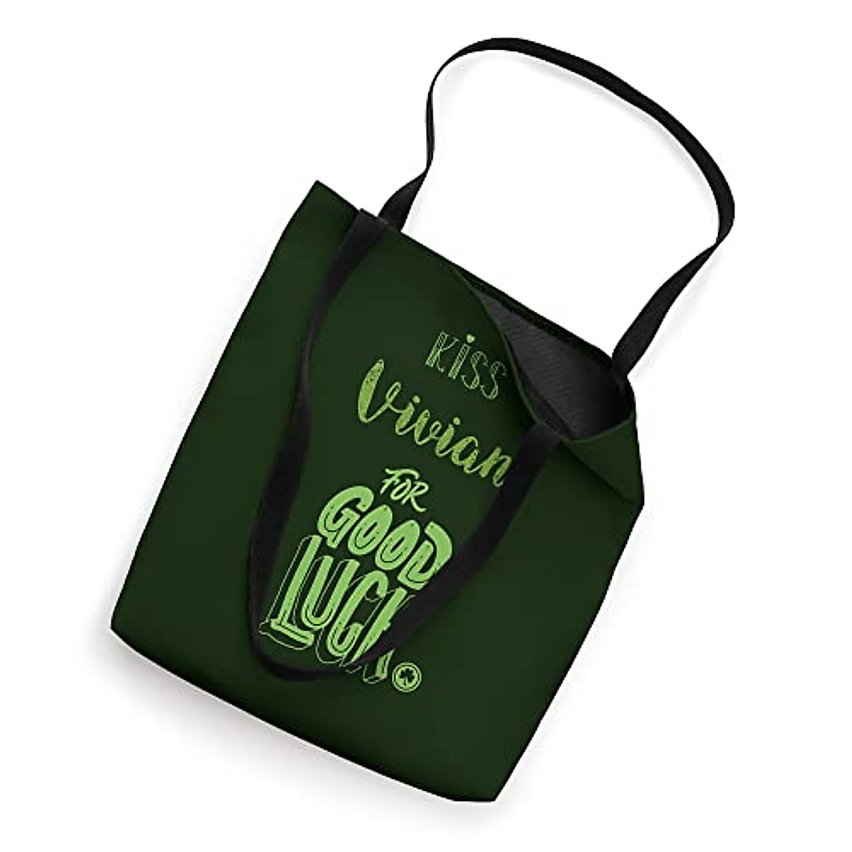 Kiss Vivian For Good Luck Funny St Patricks Tote Bag