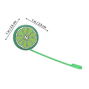 TENDYCOCO 10pcs Fruit Straw Cap Straw Accessories Juice Hat Cute Straw Cover Straw Covers Cute Straw Caps Kids Straw Topper Straw Decorative Cap Straw Tips Cap Pvc Automatic Child Fruit Tray